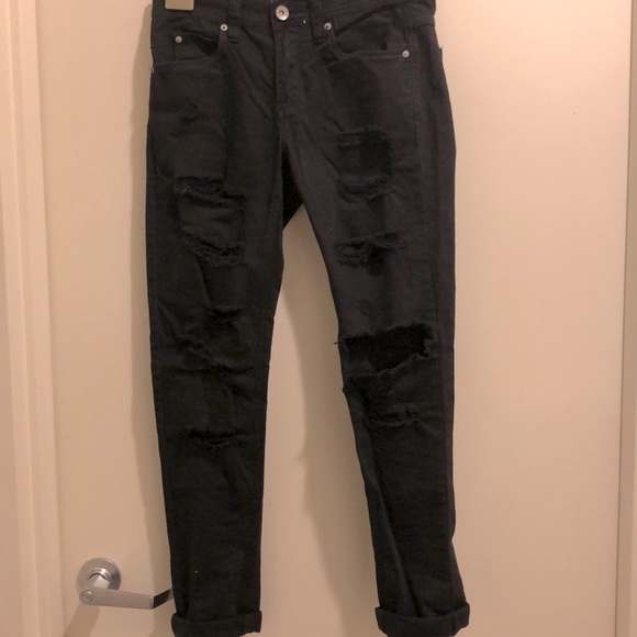 Rogue | Pants | Ripped Black Jeans | Poshmark
